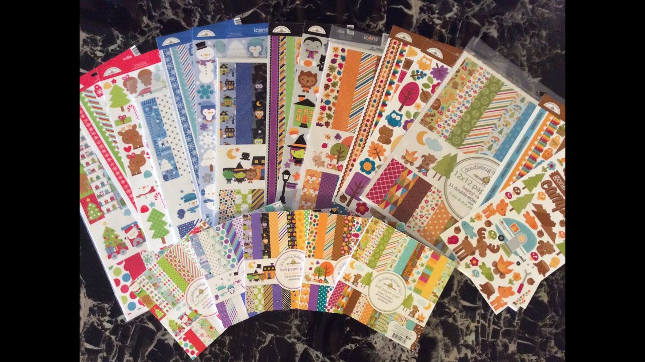 NEW Doodlebug Collections Scrapbooking Haul - YouTube