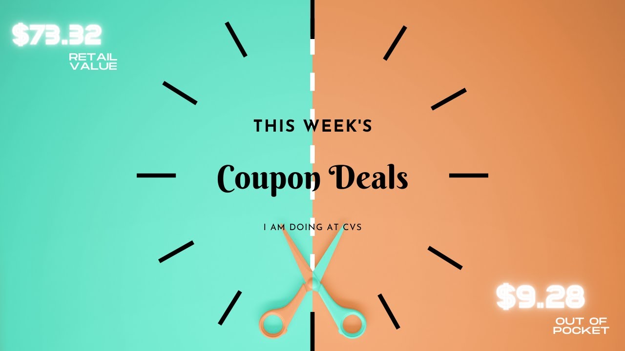 using coupons to save money | CVS Weekly Deals - YouTube