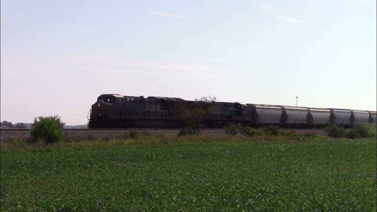 7/11/23 Near Hoytville, OH; CSX Westbound Sand Train - YouTube