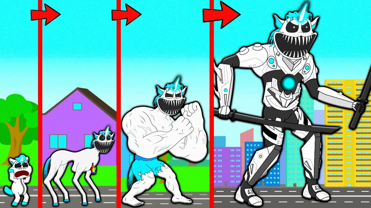 ALL SERIES EVOLUTION OF CRAFTYCORN! FROM BABY TO MUSCLE & CYBORG! POPPY ...