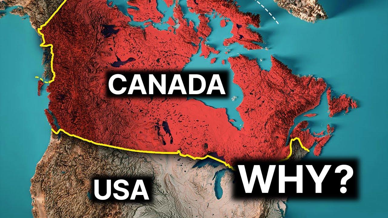 Why Isn't the United States Canada's Only Land Neighbor? - YouTube