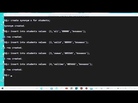 advance DBMS. user creation - YouTube