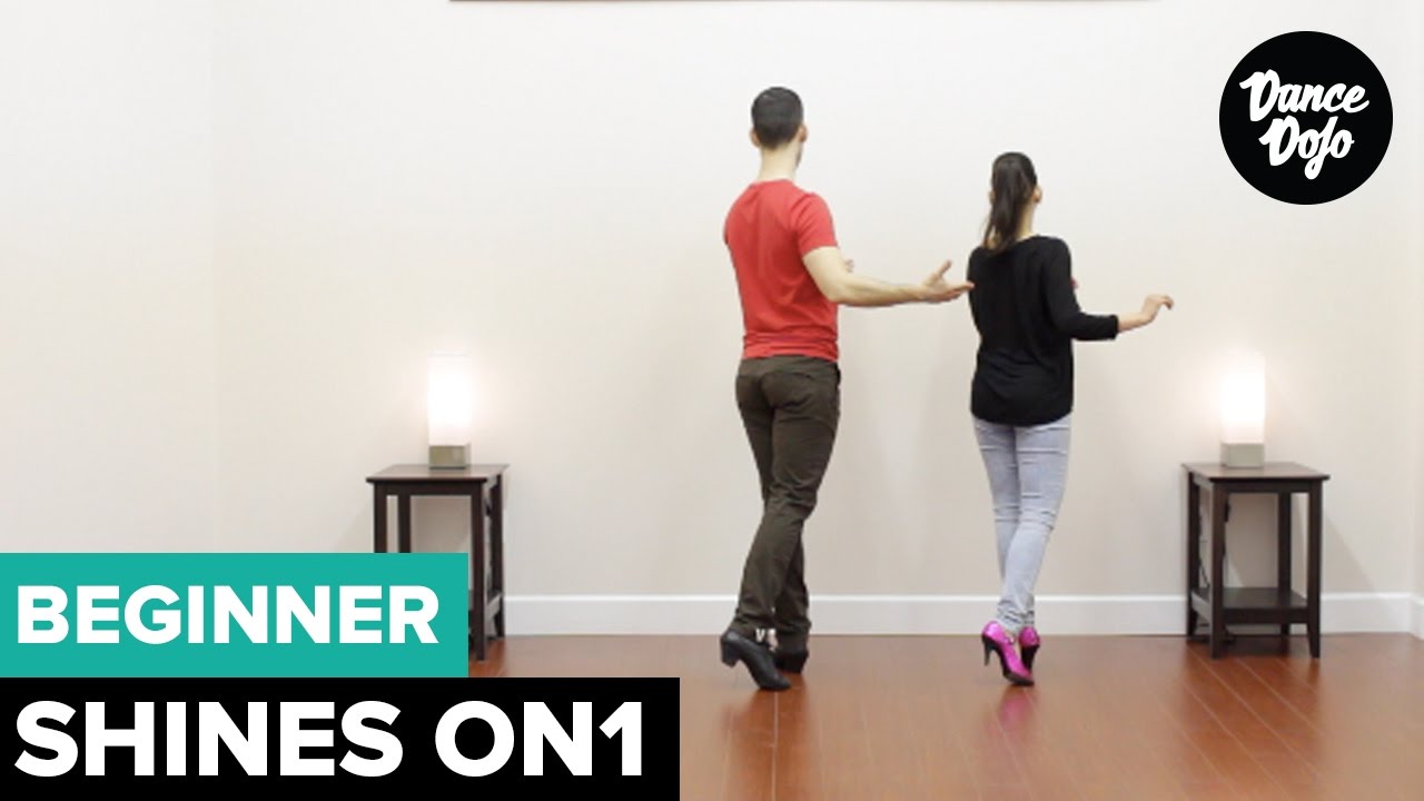 Salsa Left Turn - Basic Salsa Shines On 1 & Turns for Beginners - YouTube
