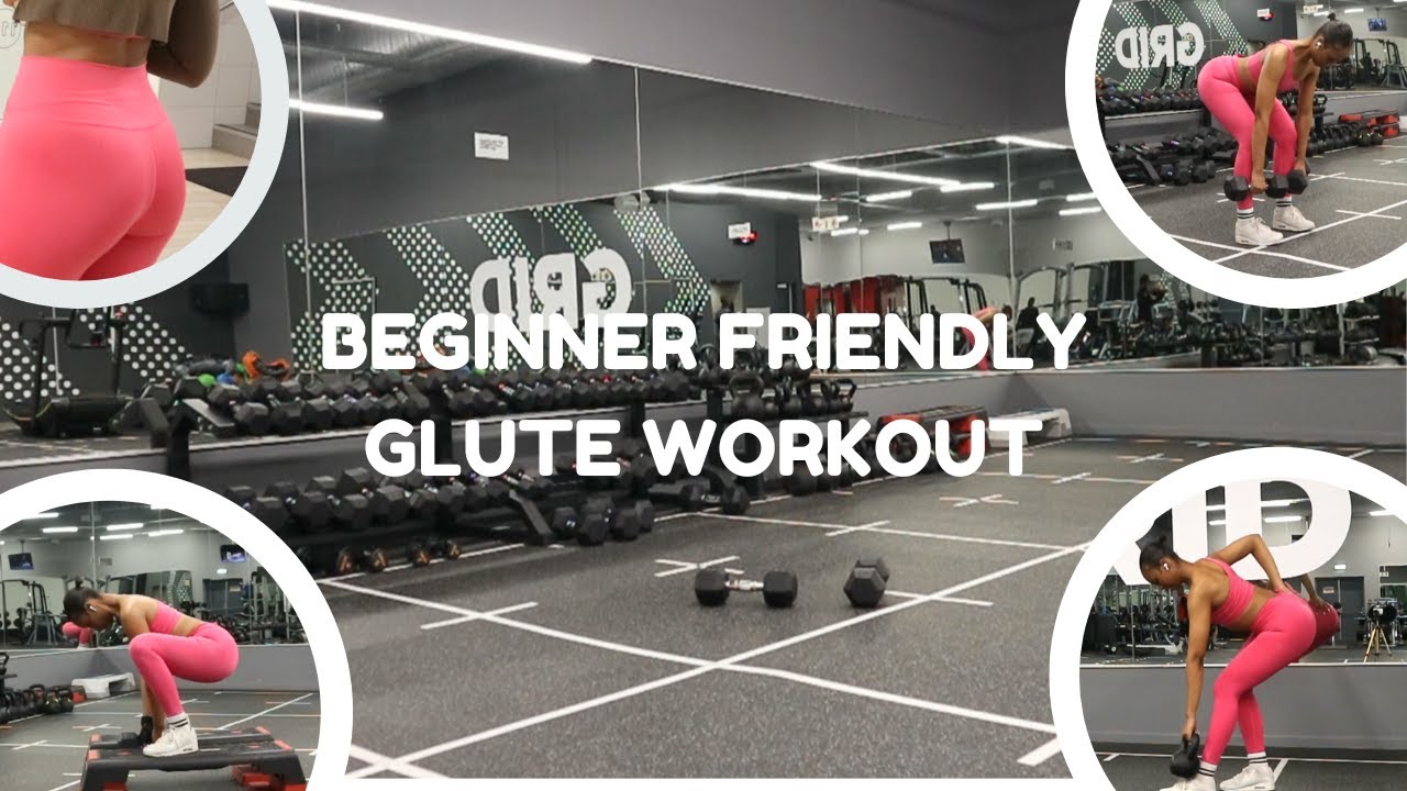 BEGINNER FRIENDLY GLUTE WORKOUT - YouTube
