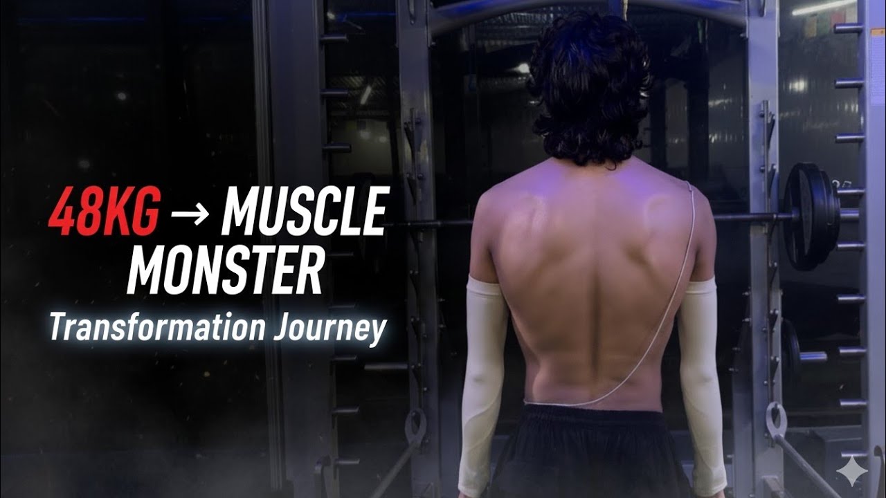 48kg to Muscle Monster – 90 Days Gym Transformation Challenge - YouTube