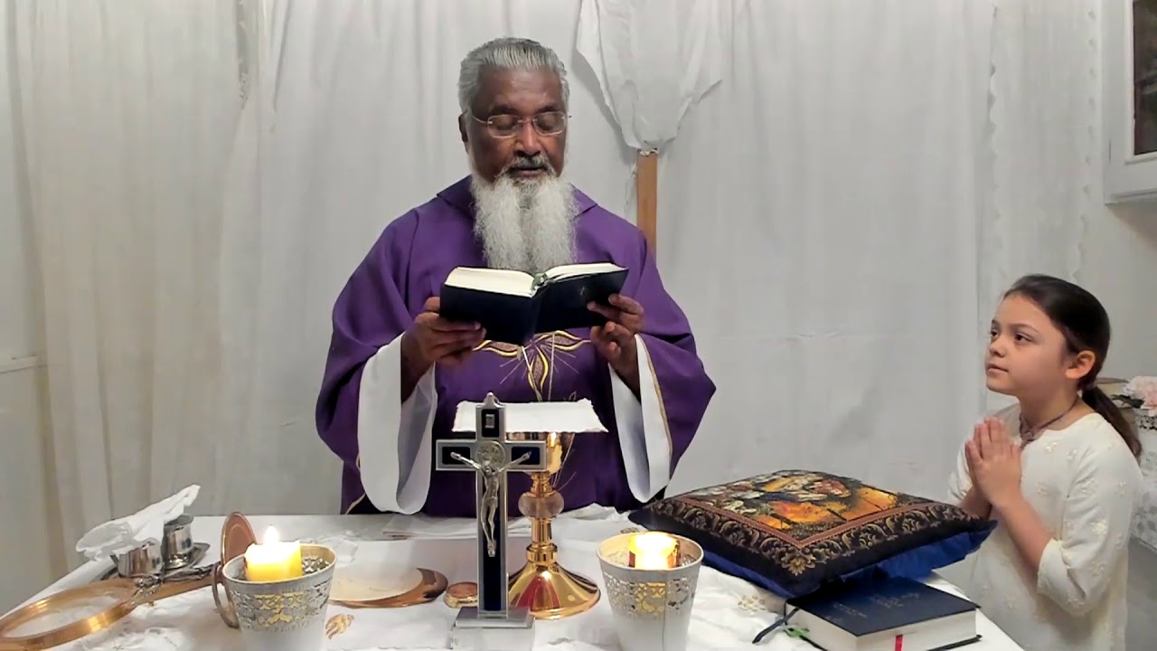 Holy Mass & adoration with Fr. James Manjackal. 29.03.2020 - YouTube