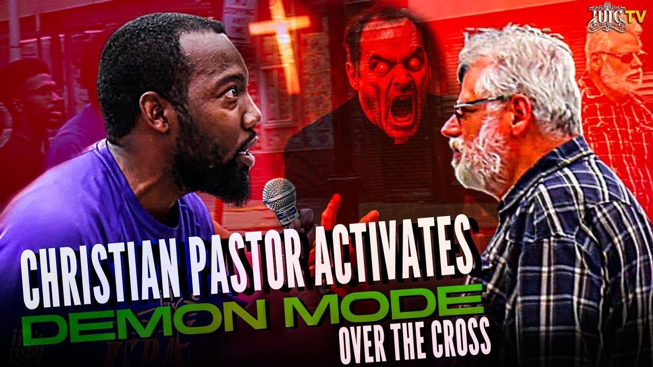 Christian Pastor Activates Demon Mode Over The Cross ️😈 - YouTube