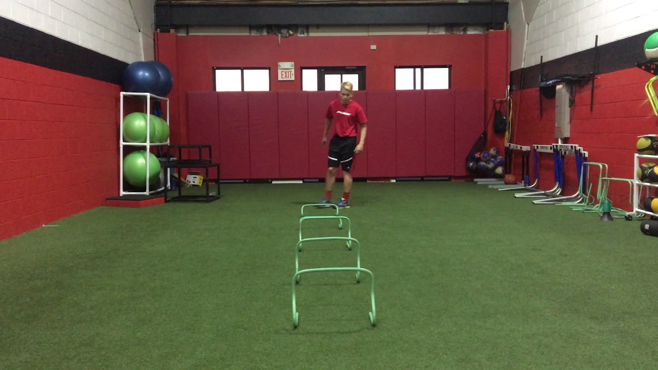 forward hurdle jumps - YouTube