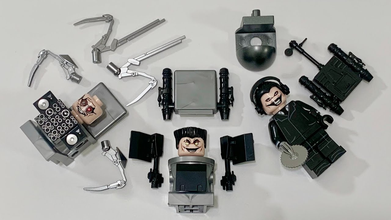 Skibidi Toilet LEGO - G-Man | Scientist Toilet | Buzzsaw Mutant Skibidi ...