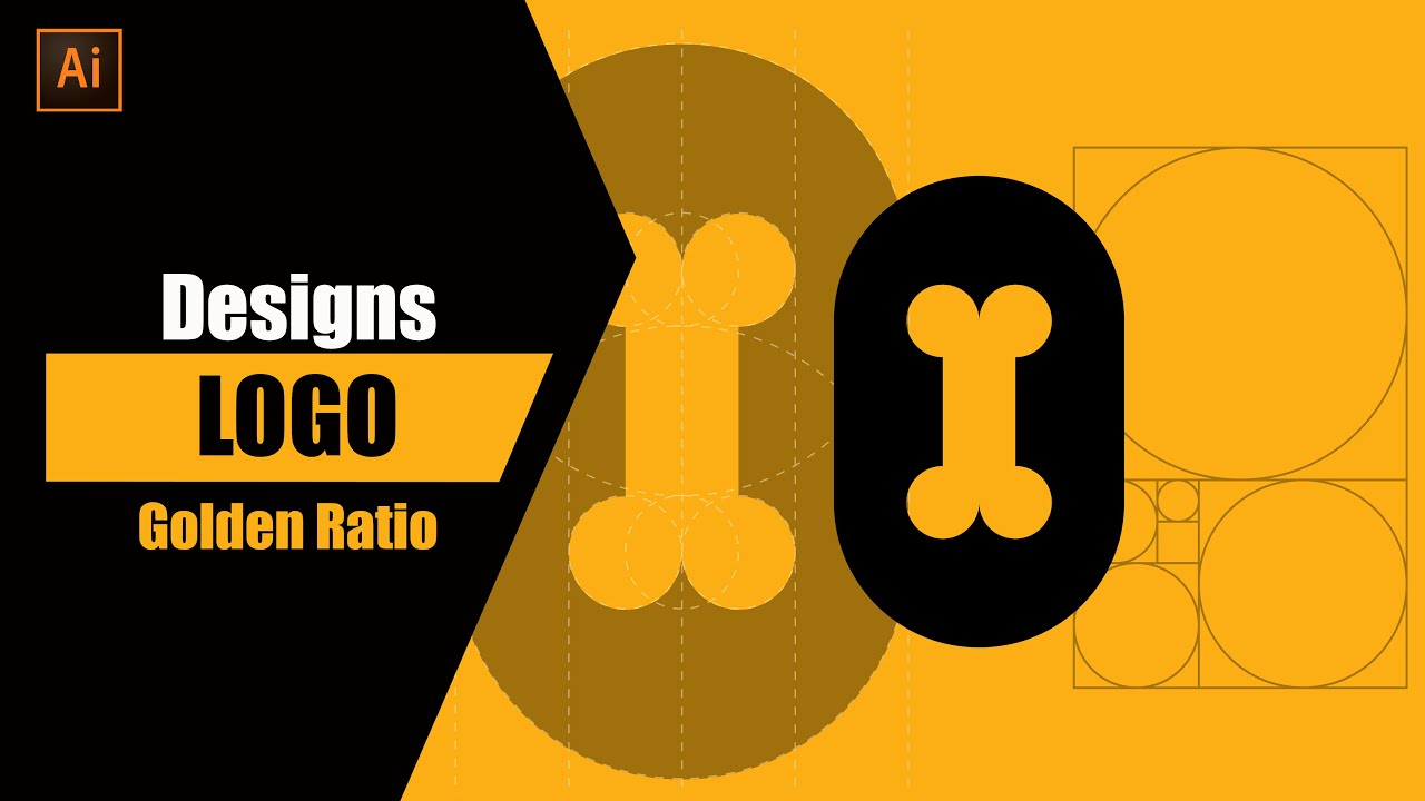 How to Make a Logo with Golden Ratio || Adobe Illustrator Tutorial ...
