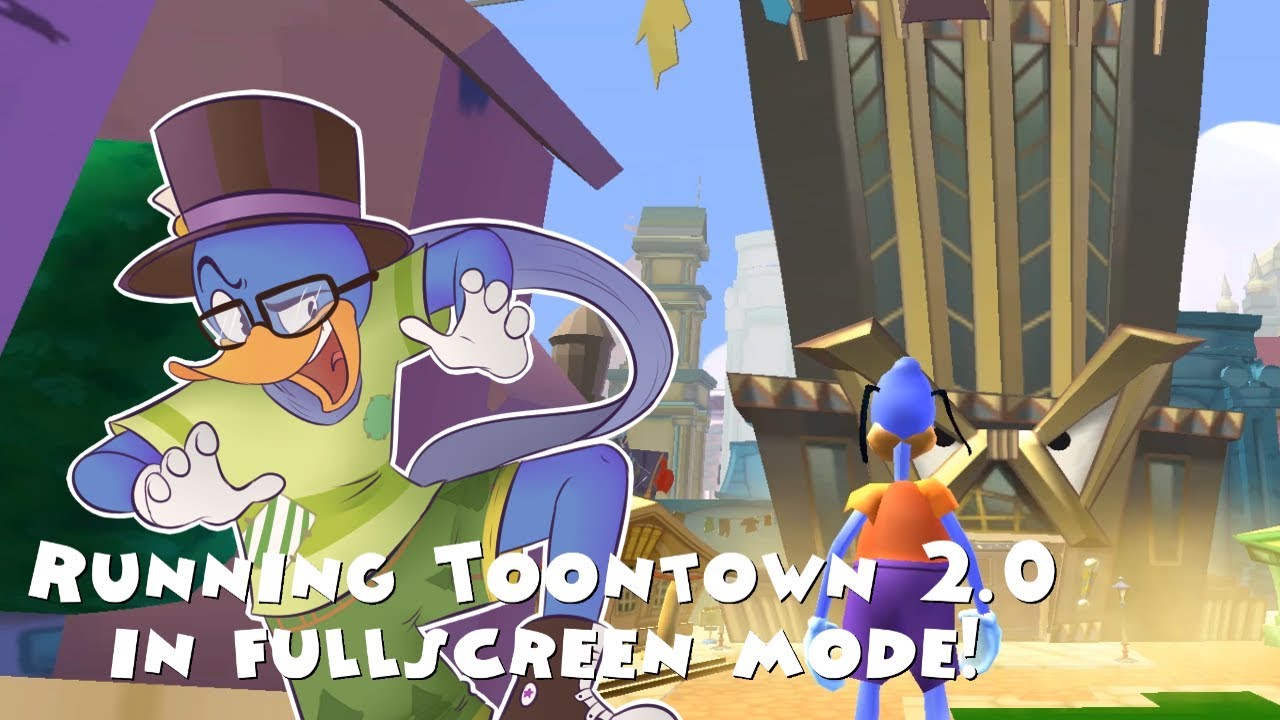 Running the Toontown 2.0 Prototype at 1080p! - YouTube
