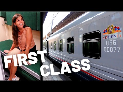 TİFLİS, GÜRCİSTAN'DAN ERİVAN, ERMENİSTAN'A BİRİNCİ SINIF GECE TRENİ // Gürcistan Seyahat Vlog'u
