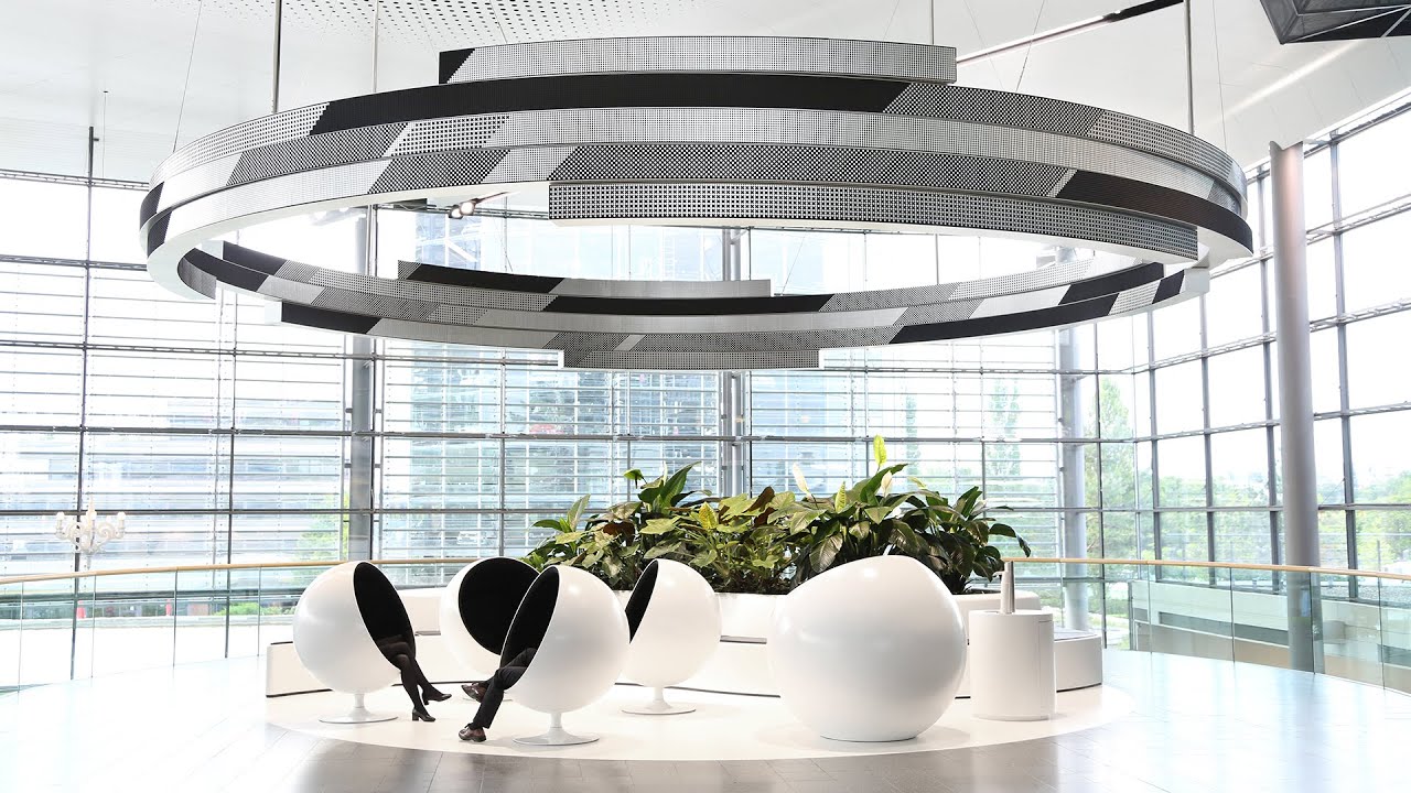 ORBITAL - circular flip dot display and kinetic sculpture - 180.000 ...