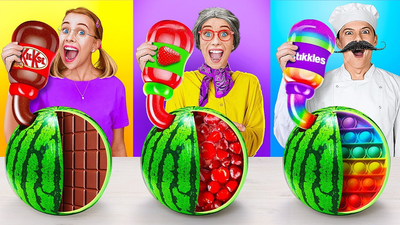 GRANDMA vs. ME COOKING CHALLENGE || Brilliant Kitchen Recipes and Yummy ...