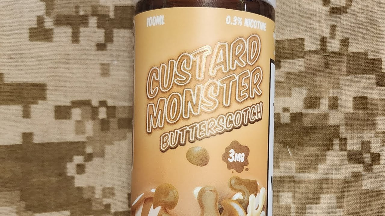 E Juice Review - Custard Monster Butterscotch by Monster Vape Labs ...