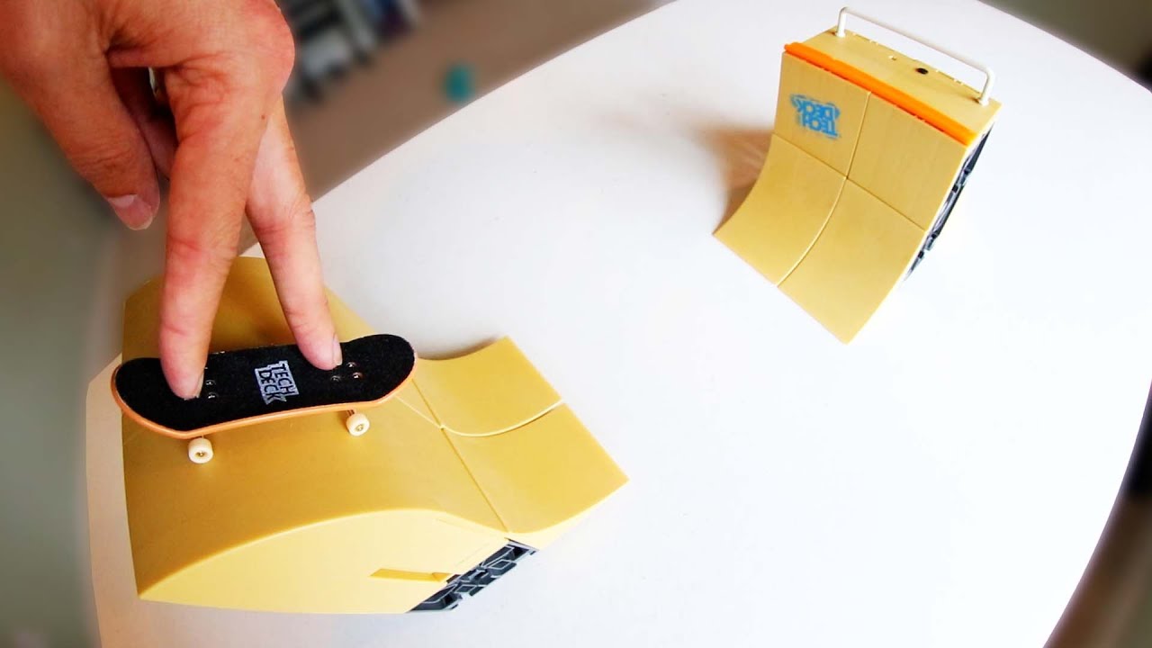 I Built A Fingerboard MEGA RAMP! - YouTube