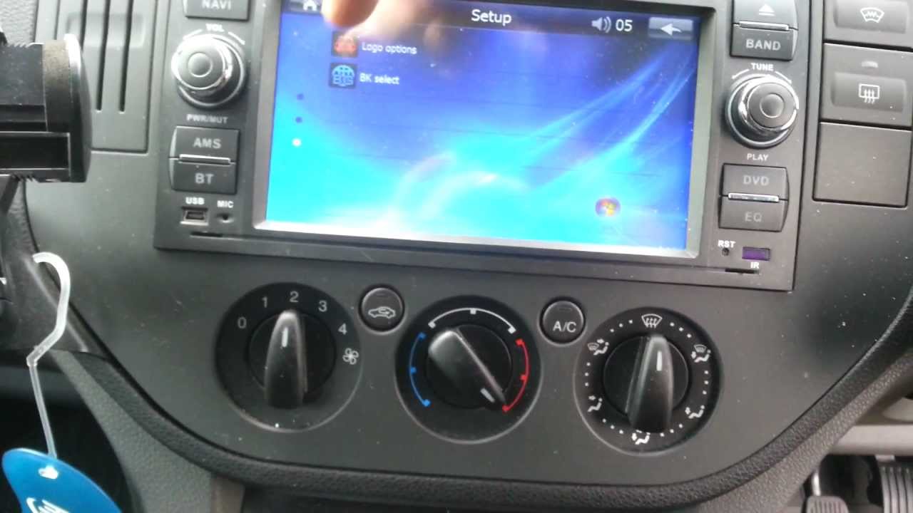 ford c-max dvd player gps running tomtom W2-D9488FR - YouTube