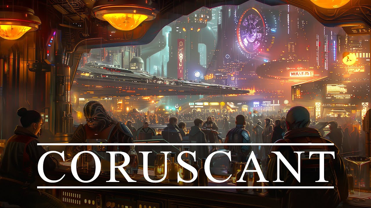 Experience Coruscant Nightlife | Star Wars Ambience - YouTube
