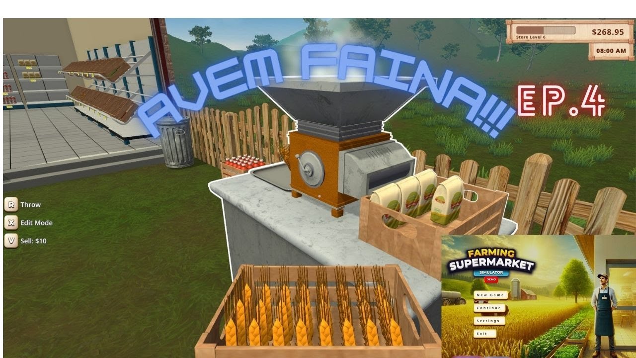 FARMING SI SUPERMARKET SIMULATOR 2IN1 - AVEM SI FAINA EP 4 - YouTube