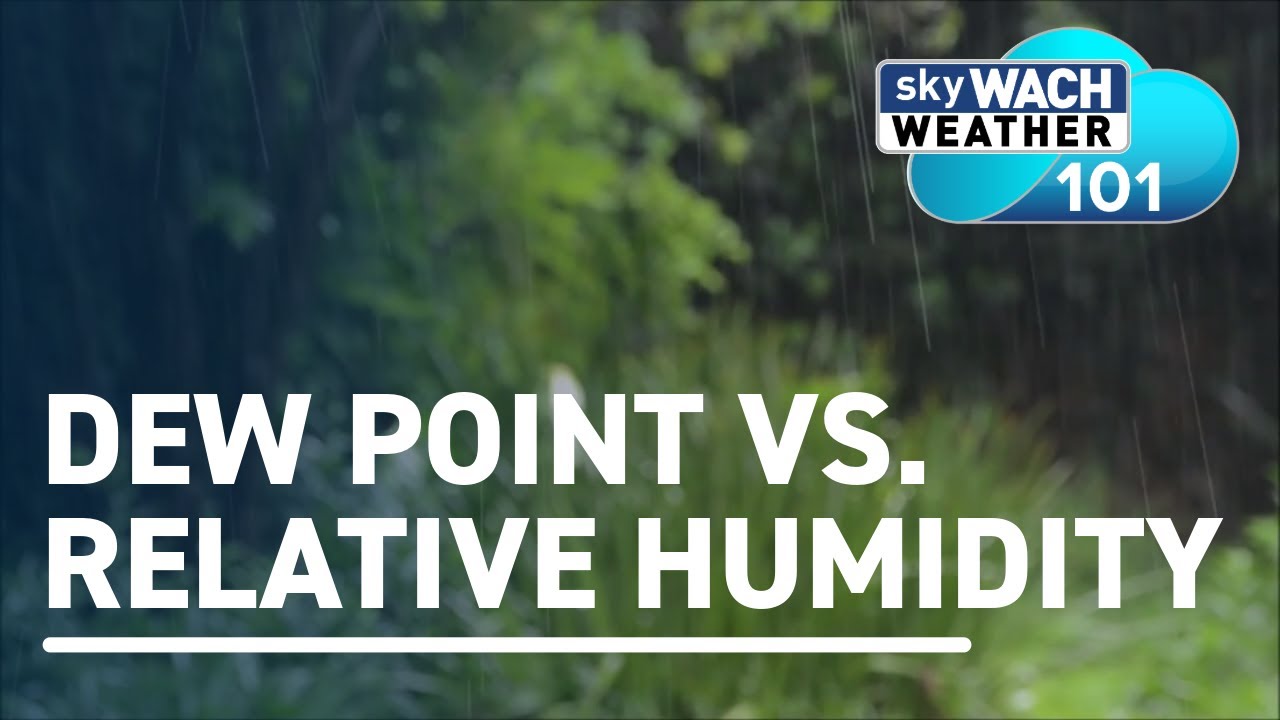 Dew point vs. relative humidity | skyWACH Weather 101 - YouTube