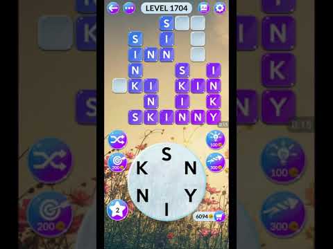 WORDSCAPES IN BLOOM LEVEL 1704 masaya ang mga salita - YouTube