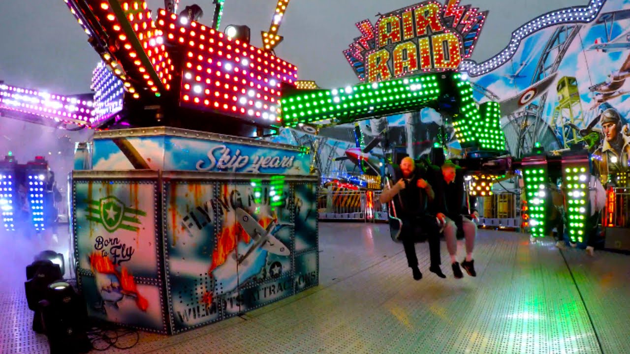 Air Raid - Mitchell Wilmot | On Ride | Hull Fair 2025 - YouTube