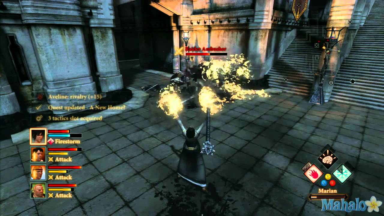 Dragon Age 2: Mage Gameplay - YouTube
