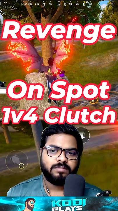 Insane Revenge On Spot With 1v4 Clutch BGMI - YouTube