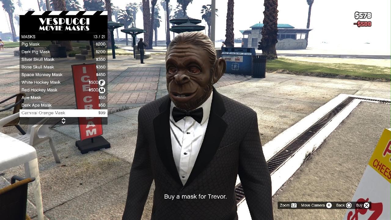 Masks Grand Theft Auto 5 - YouTube