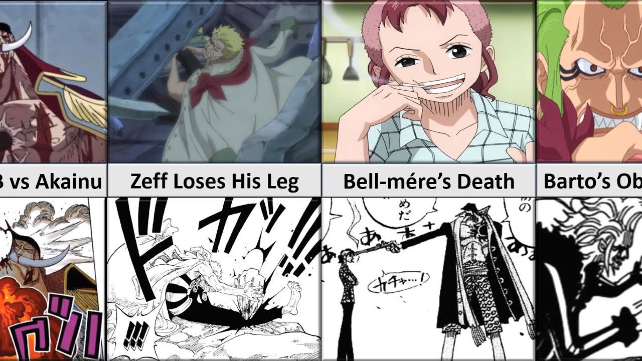 Manga VS Anime Differences in One Piece - YouTube
