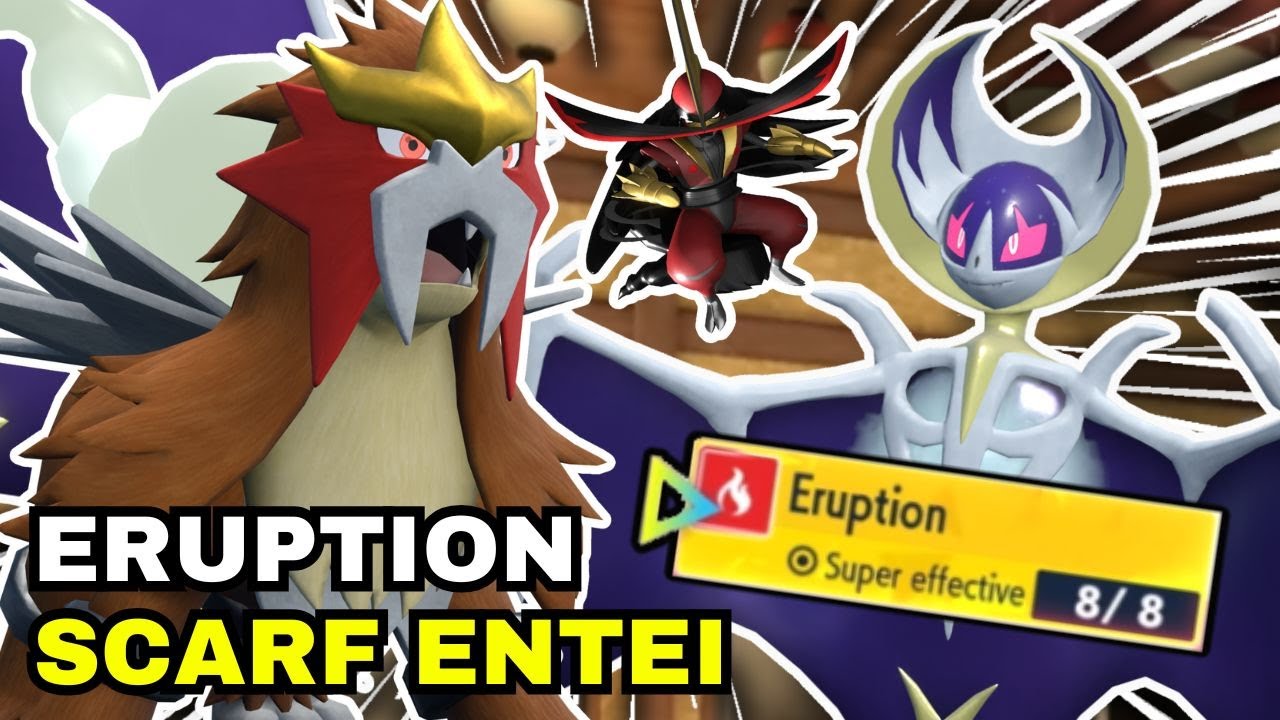 Scarf Eruption Entei? Pokemon VGC Reg I Competitive Doubles Wifi Battle ...
