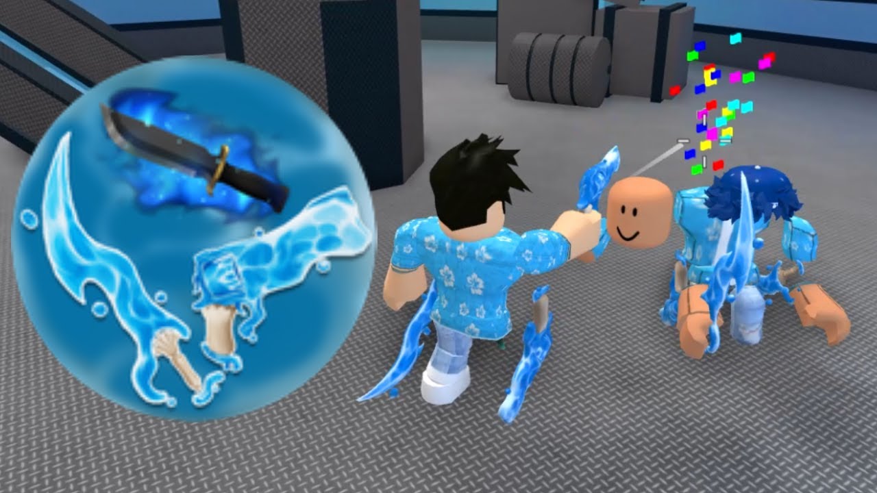 Playing MM2 with OCEAN SET.. - YouTube