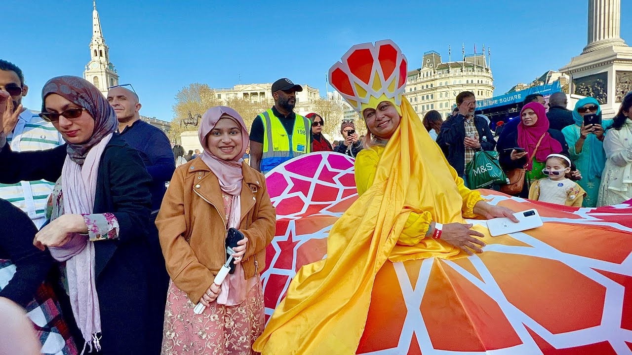 London Eid Festival Multicultural Trafalgar Square, in England. #london ...