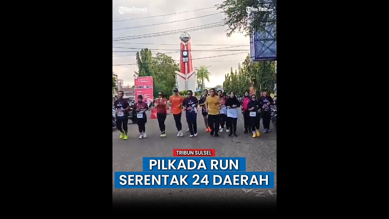 1000 Peserta Sukseskan Pemecahan Rekor Muri Pilkada Run di Bone - YouTube