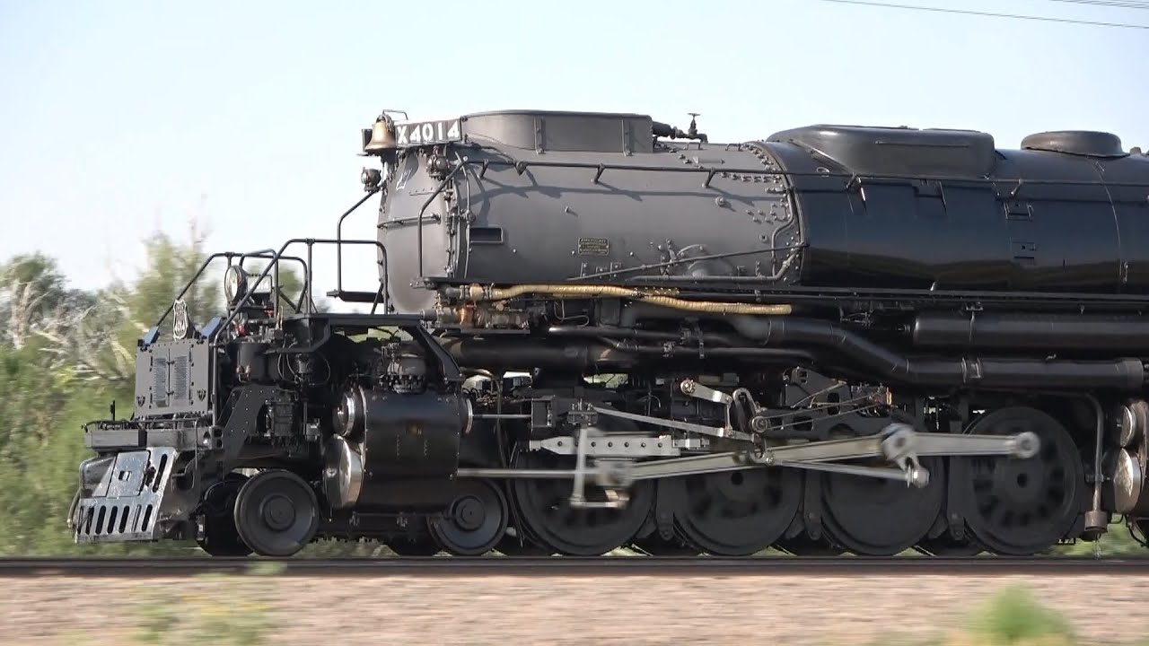 Pacing Union Pacific Big Boy #4014 Steam Train Between Sidney ...