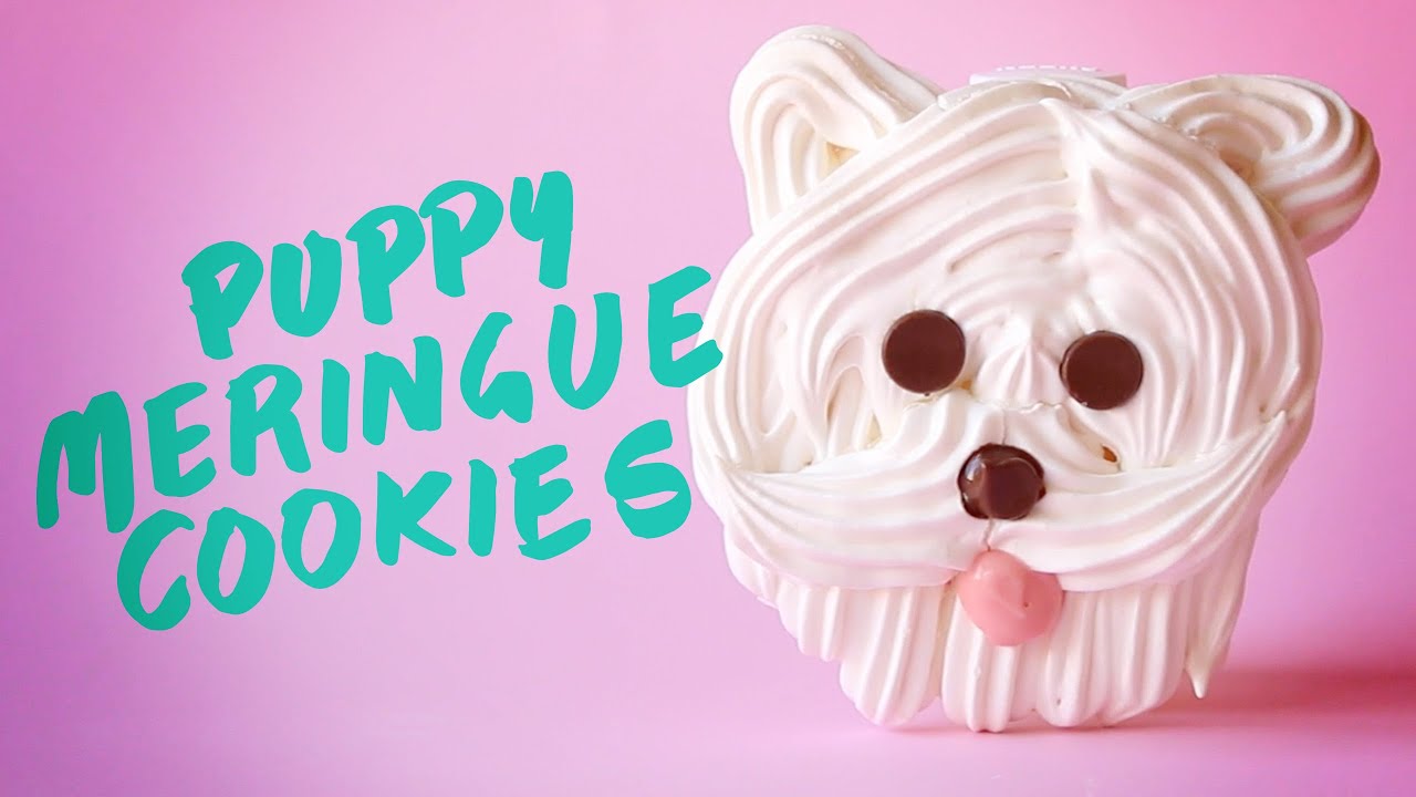 Puppy Meringue Cookies | The Scran Line - YouTube