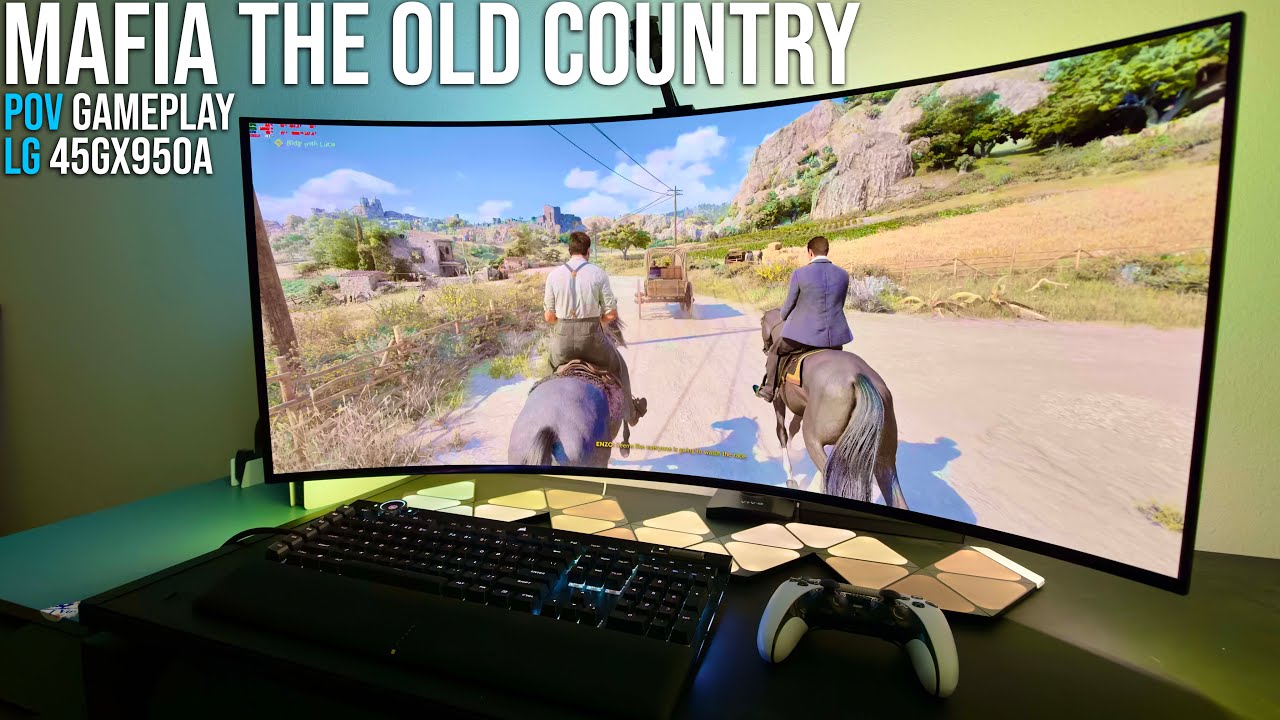 Mafia the Old Country Looks AMAZING on a LG 45" UltraWide OLED ...