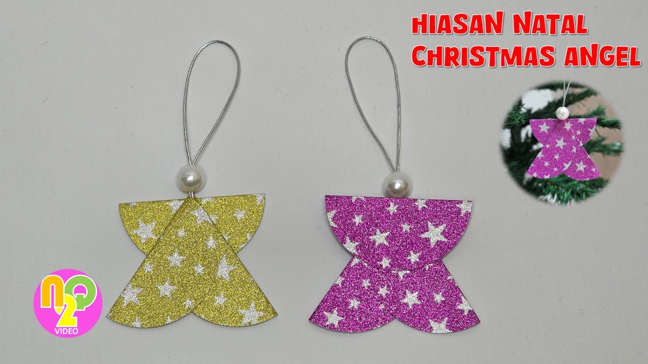 Cara Membuat Hiasan Natal Gantungan Christmas Angel | Dekorasi Natal ...