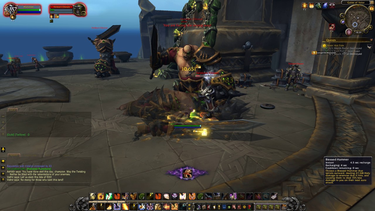 Legion Quest 439: Stem the Tide (WoW, human, Paladin) - YouTube