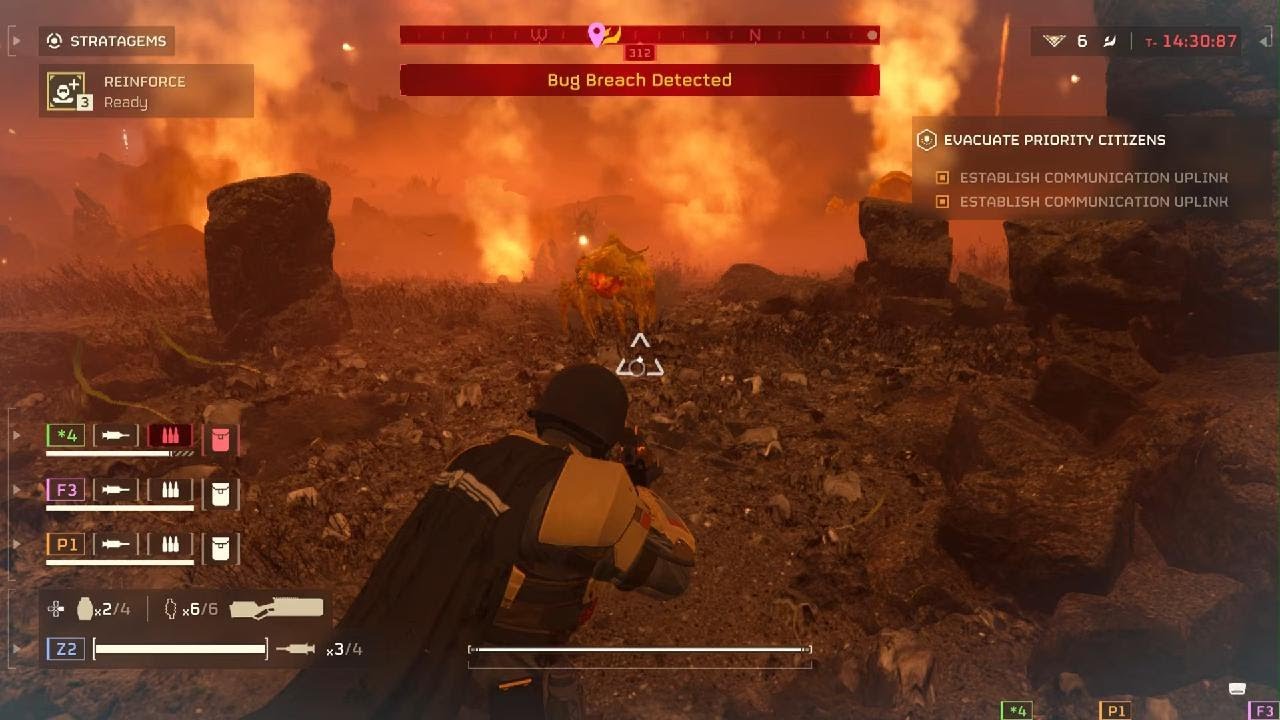 HELLDIVERS 2 Bile Titan annihilation - YouTube