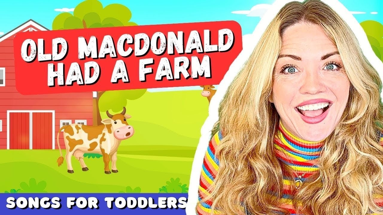 Old Macdonald Had a Farm E-I-E-I-O | Action & Learning Song For Kids ...
