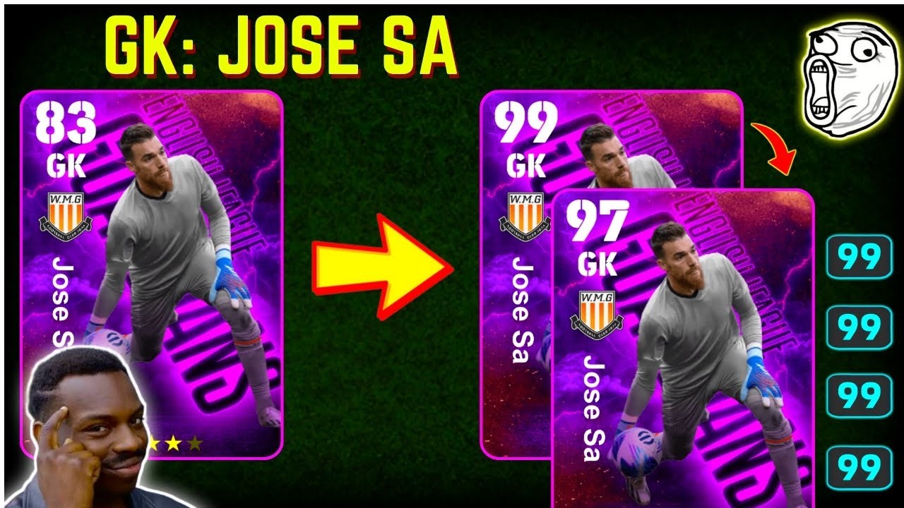 FREE GK!🎁 | How To Train JOSE SA From Arsenal's Pack 🤩🔥 | Jose Sa ...