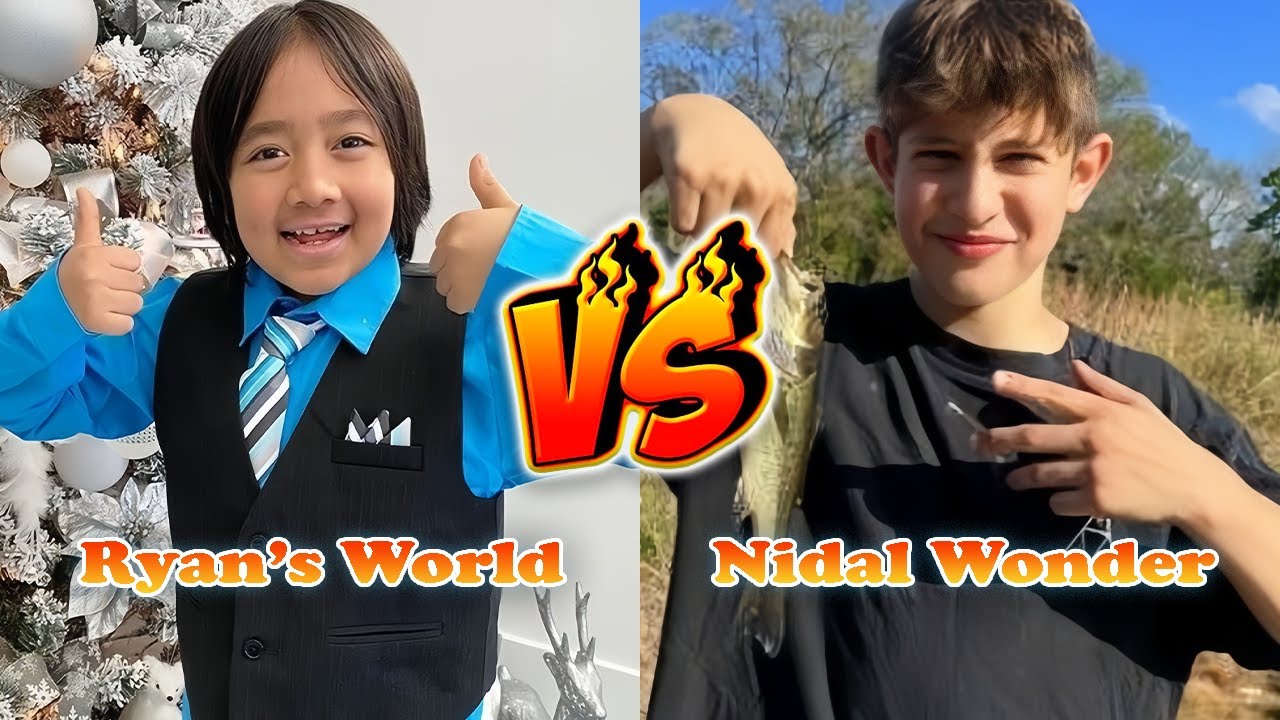 Ryan's World VS Nidal Wonder Transformation 👑 From Baby To 2025 - YouTube