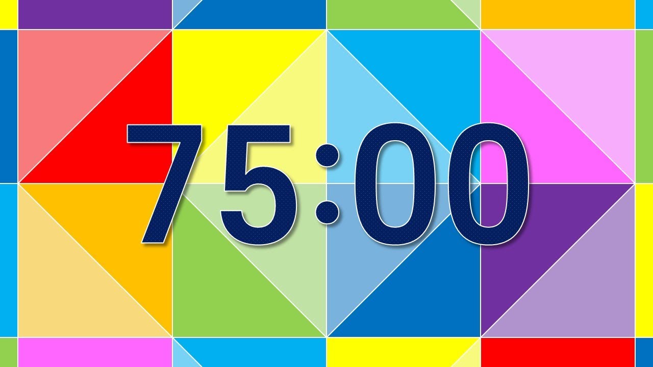 75 Minute Timer YouTube