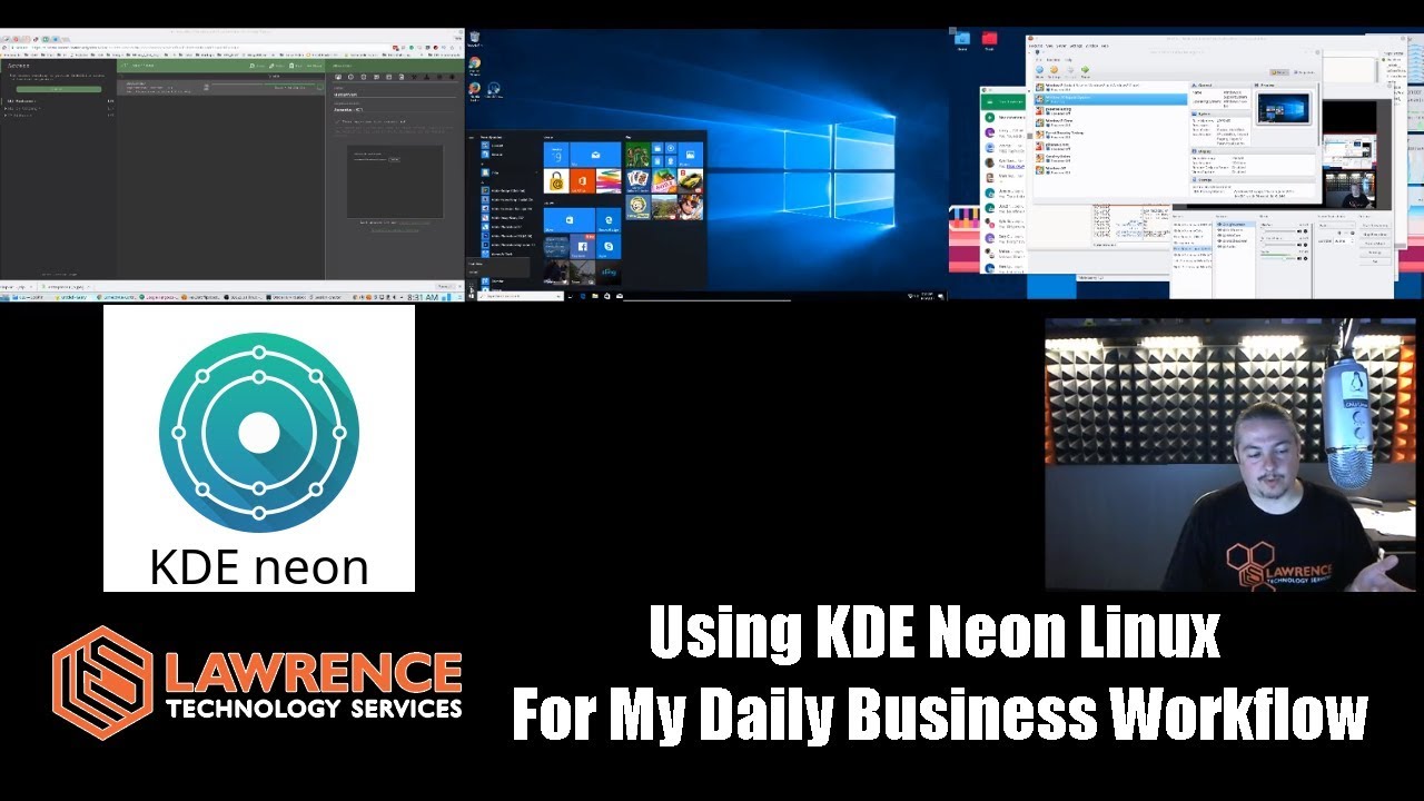 Using KDE Neon Linux For My Daily Business Workflow - YouTube