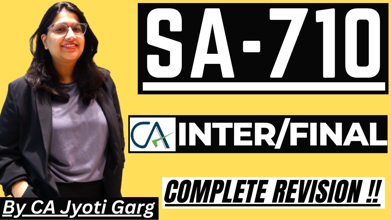 SA 710 | Comparative Information Corresponding Figures & Comparative FS ...