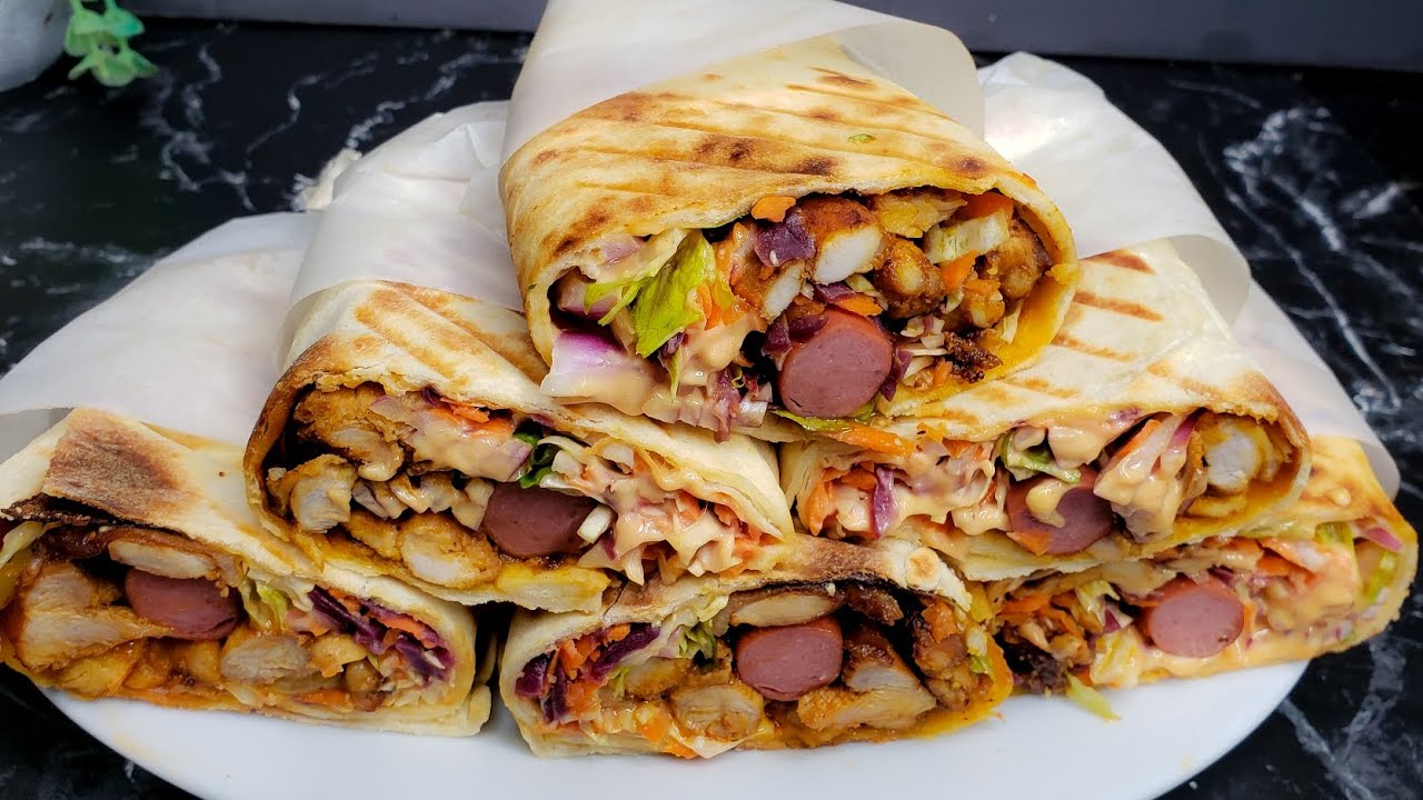 How To Make The Best Chicken Shawarma with Homemade Shawarma Bread ...