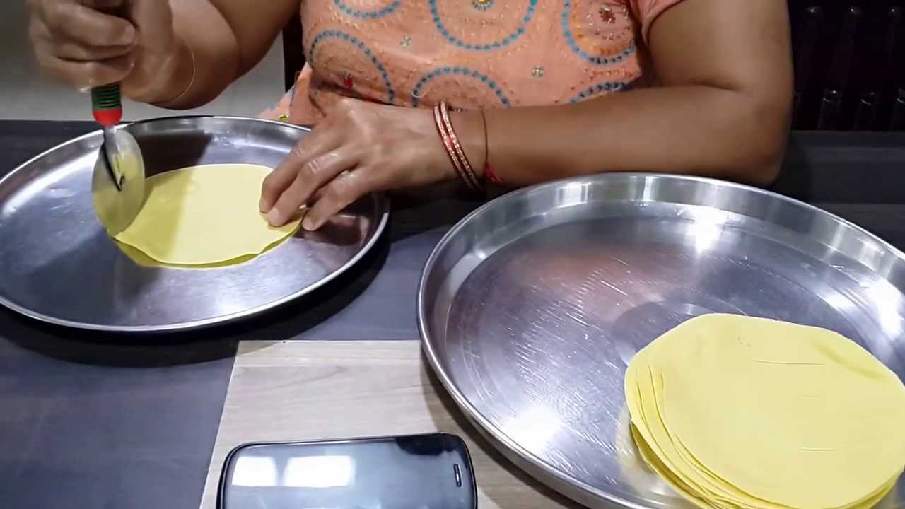 Cholafali Preparation - Diwali Snacks - YouTube