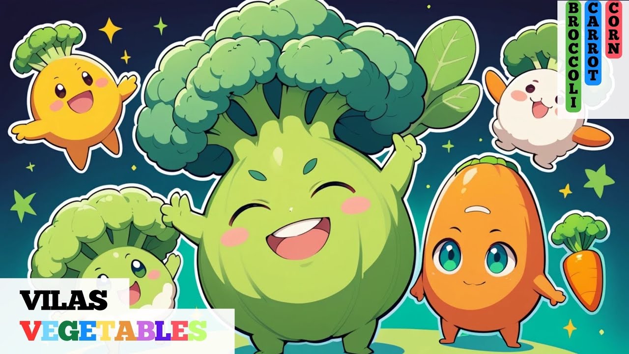 Broccoli Carrot and Corn - Nursery Rhymes || Broccoli Song || Carrots ...