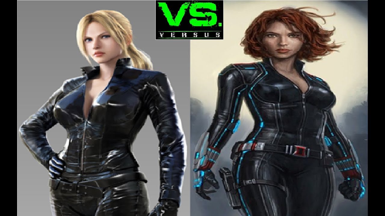 Nina Williams (Tekken) VS Black Widow aka Natasha Romanoff (Marvel ...